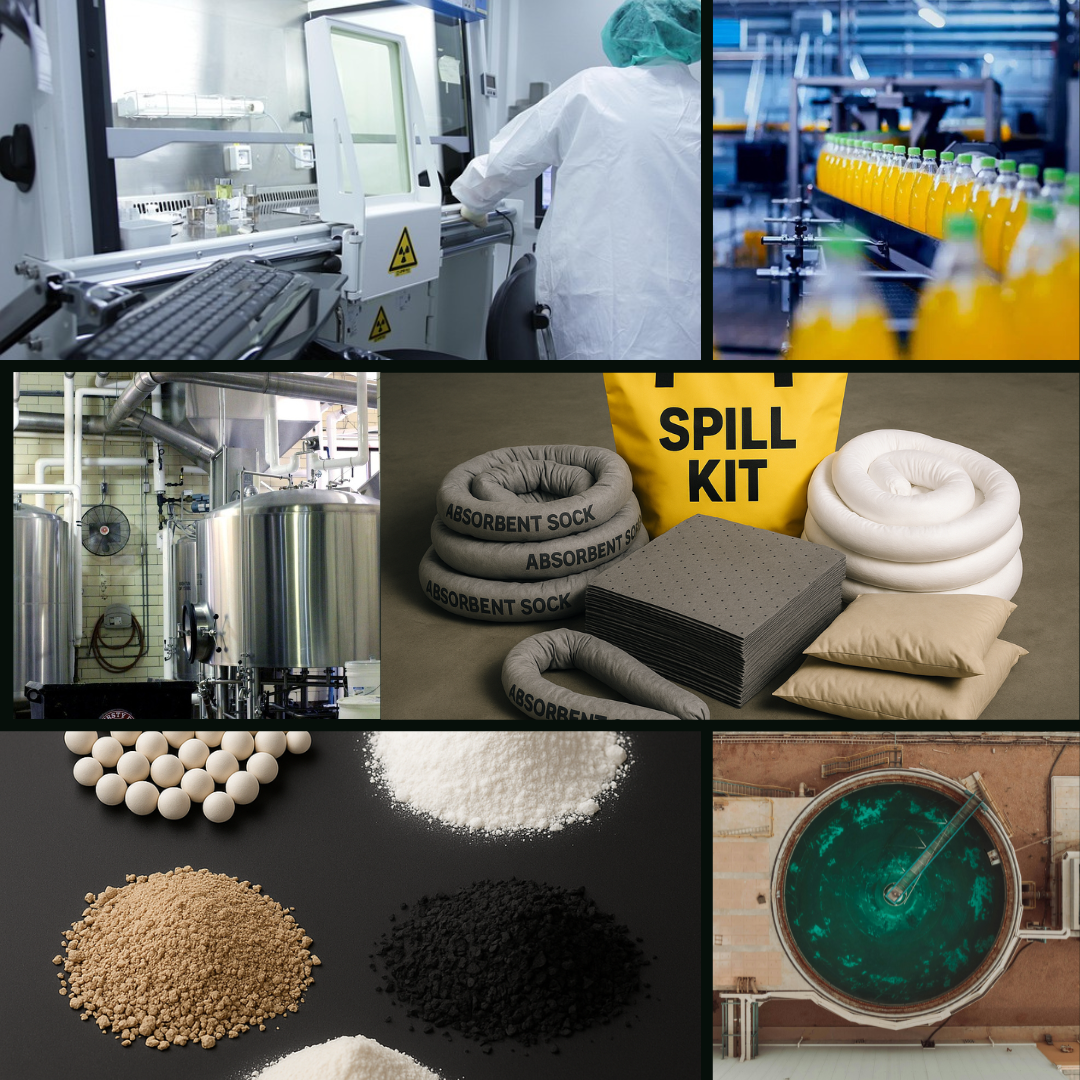 Sorbents in Action: Real-World Industrial Use Cases – Sorbents Direct